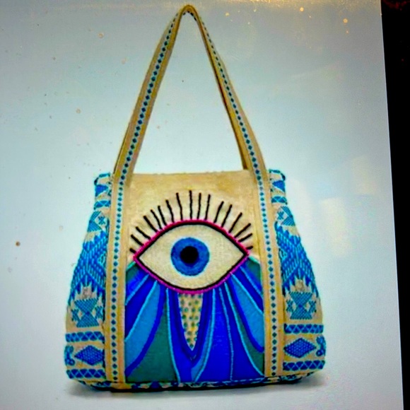 America & Beyond | Bags | Wanderlust Evil Eye Tote Bag | Poshmark